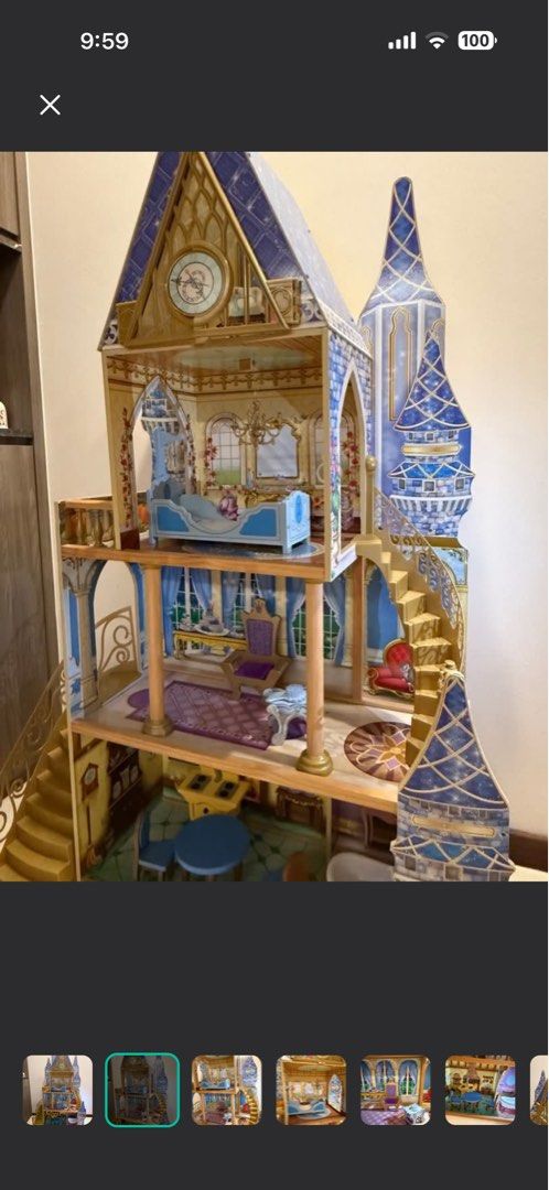 KidKraft Disney® Princess Cinderella Royal Dream Dollhouse, Hobbies ...