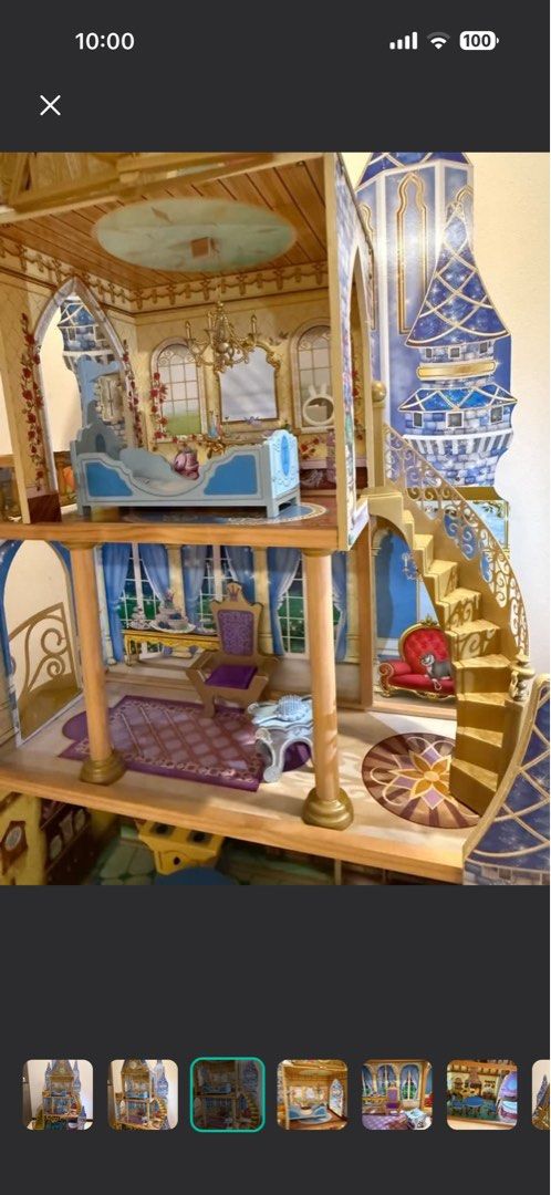 KidKraft Disney® Princess Cinderella Royal Dream Dollhouse, Hobbies ...