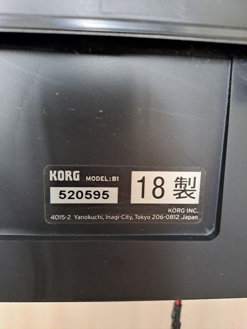 Korg B1 Digital Piano - Black, Hobbies & Toys, Musical Instruments on ...