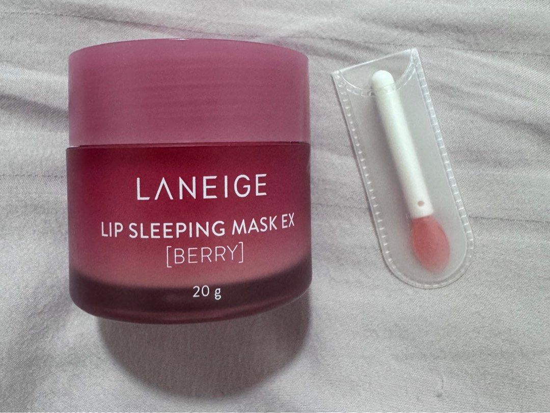 Laneige Lip Sleeping Mask EX [Berry] 20g, Beauty & Personal Care, Face ...