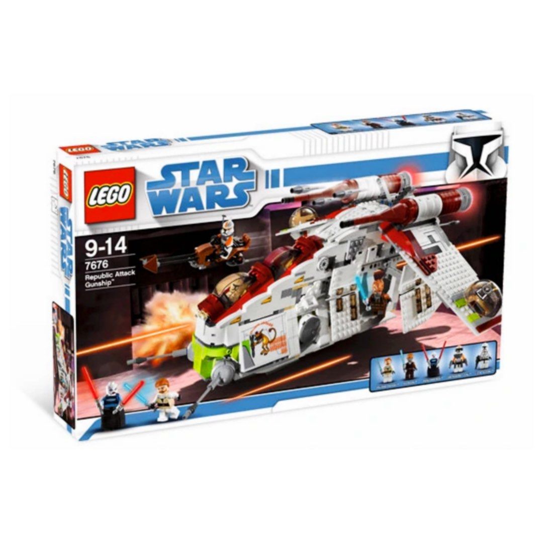 LEGO 7676 Republic Attack Gunship - Star Wars, Hobbies & Toys, Toys ...