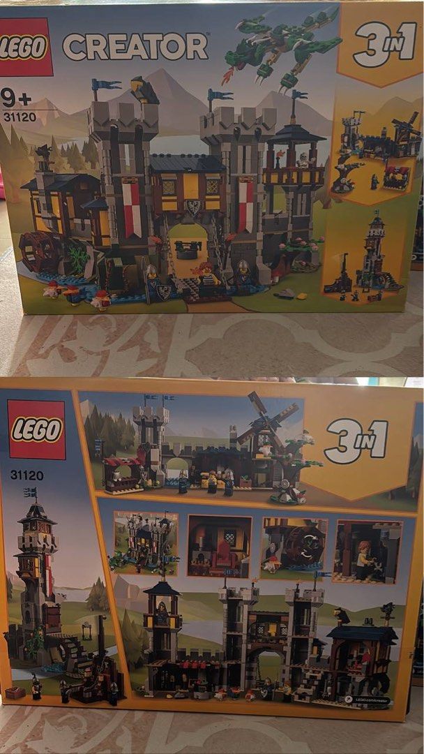 LEGO Creator 3-in-1 Medieval Castle 31120, Hobbies & Toys, Toys & Games ...