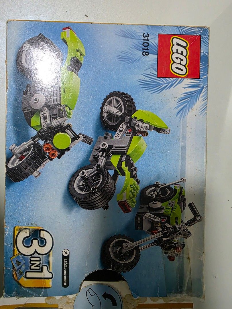 LEGO Creator 3-in-1 Motorcycle Set 31018, Hobbies & Toys, Toys & Games ...