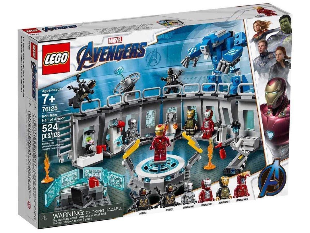 LEGO Marvel Avengers Iron Man Hall of Armor 76125, Hobbies & Toys, Toys ...