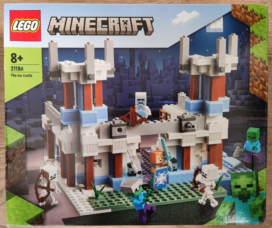 LEGO Minecraft 21186 The Ice Castle Set, Hobbies & Toys, Toys & Games ...