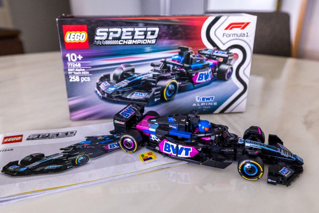 LEGO Speed Champions BWT Alpine F1 Team A524 Race Car Toy | 77248 | 258 ...