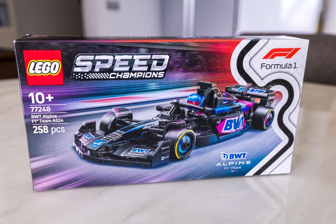 LEGO Speed Champions BWT Alpine F1 Team A524 Race Car Toy | 77248 | 258 ...