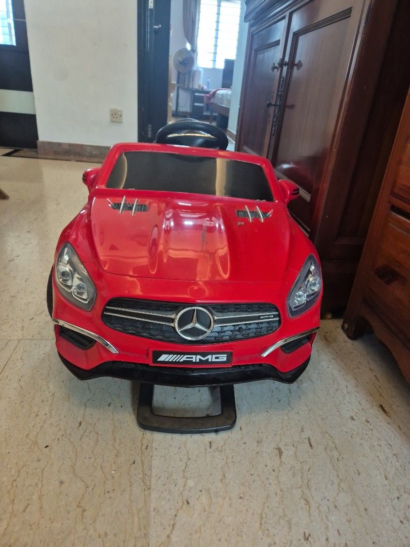 Lightly used Ride on electric Benz car, Babies & Kids, Infant Playtime ...