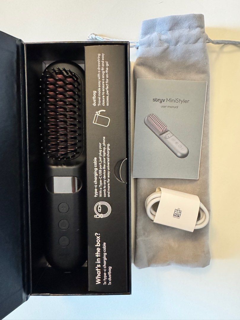 Like New Stryv Minin Styler Black, Beauty & Personal Care, Hair ...