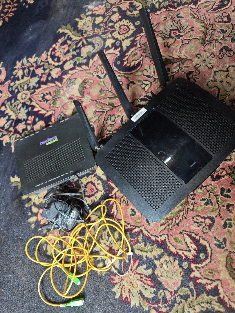 Linksys Router and Nucleus Router Bundle, Computers & Tech, Parts ...