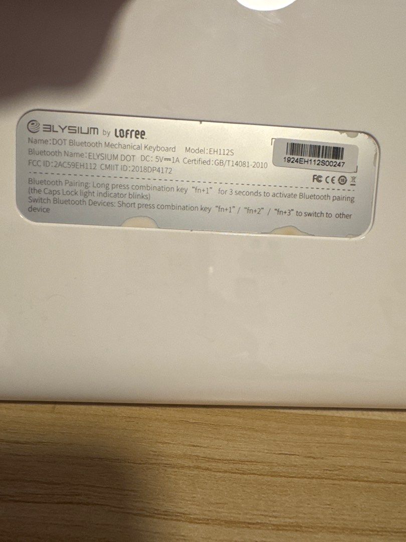 Lofree Bluetooth Keyboard, Computers & Tech, Parts & Accessories ...