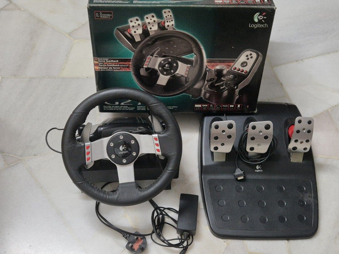 Logitech G27 Racing Wheel, Video Gaming, Gaming Accessories ...