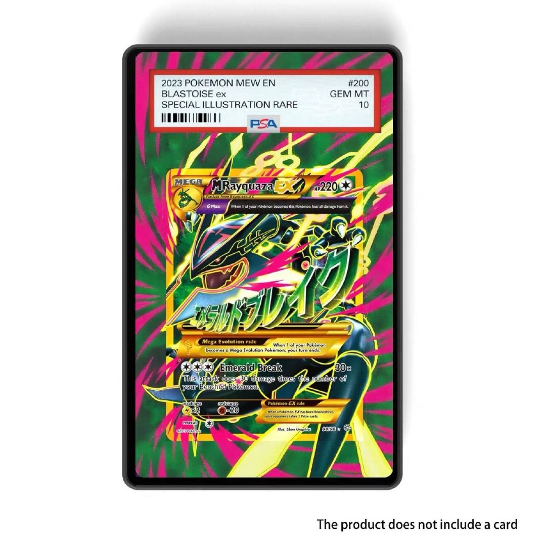 M Rayquaza EX #98 Pokemon Ancient Origins Extended PSA Artwork ...