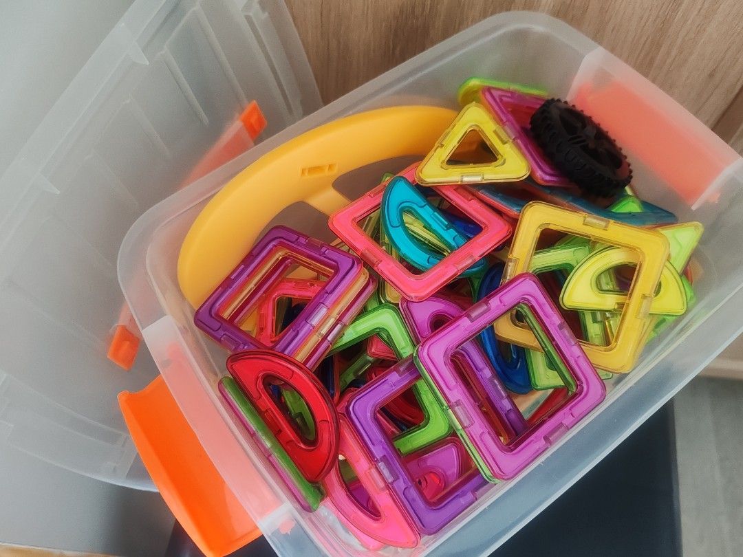 Magnetic Tiles Building Blocks Set, Hobbies & Toys, Toys & Games on ...