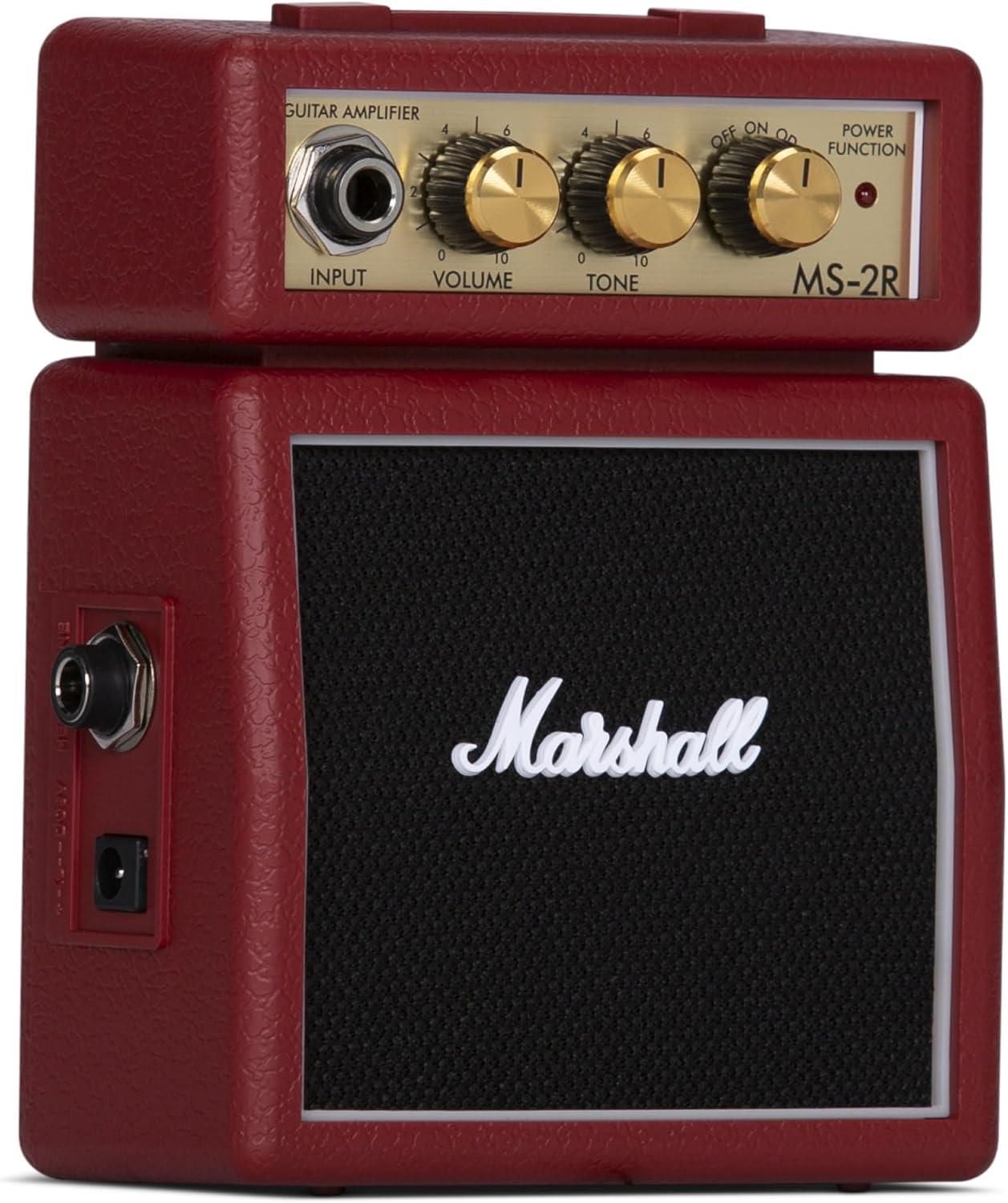 Marshall Mini Stack Series MS-2R Micro Guitar Amplifier, Hobbies & Toys ...