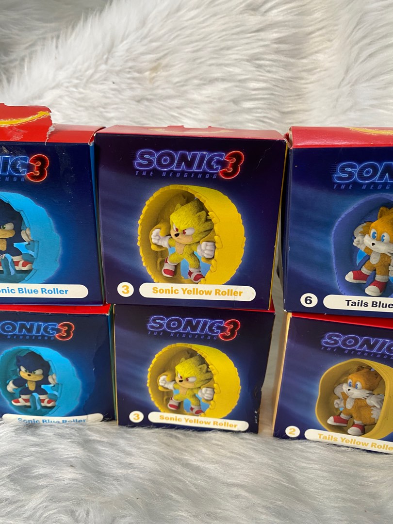 Mc Donald's Sonic the Hedgehog 3 Happy Meal 2024/early 2025,, Hobbies ...