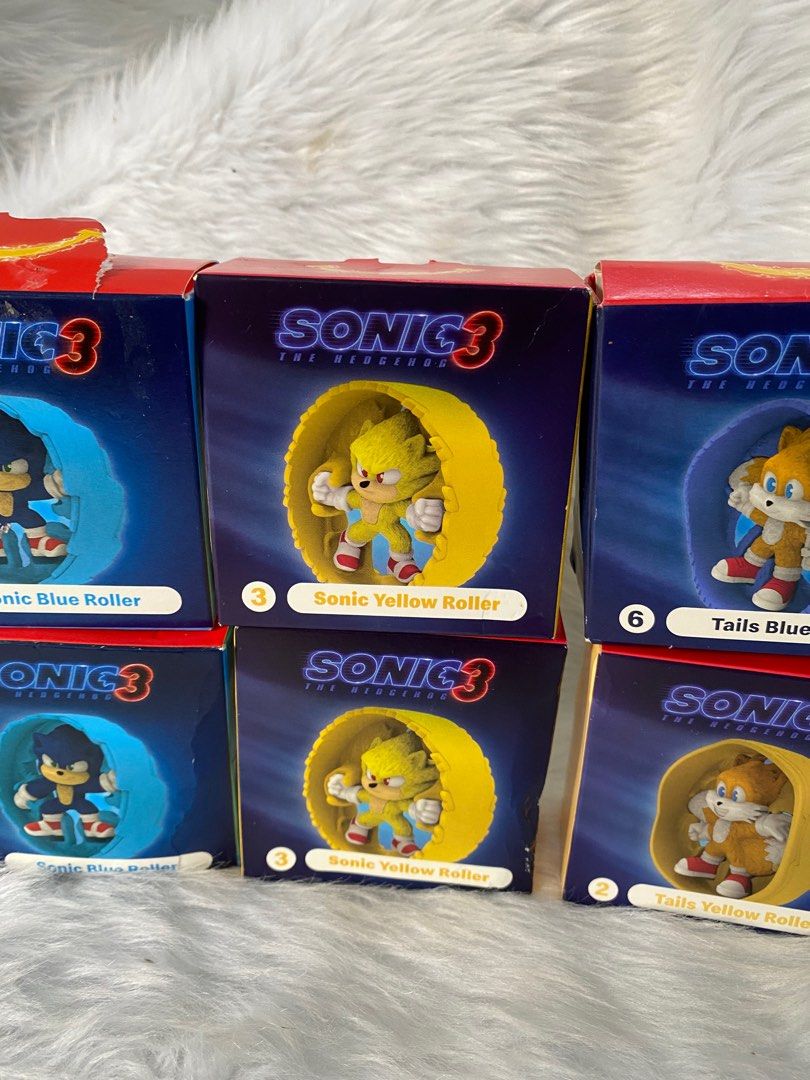 Mc Donald's Sonic the Hedgehog 3 Happy Meal 2024/early 2025,, Hobbies ...