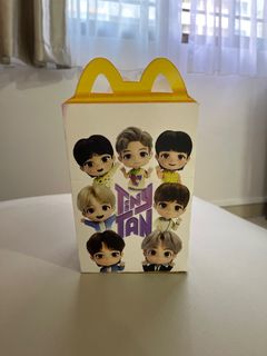 McDonald's happy meal toys Tiny Tan RM and Jungkook Cards, Hobbies ...