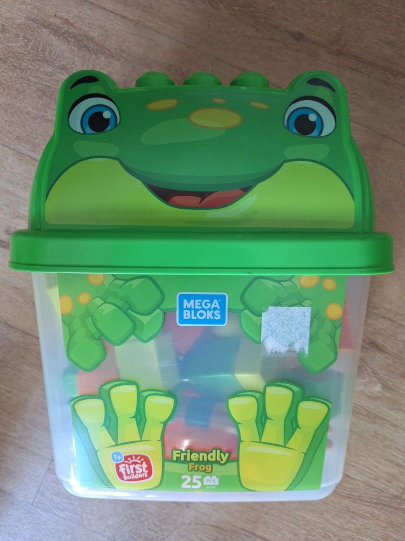 Mega Bloks Friendly Frog & Wobbly Worm Game, Hobbies & Toys, Toys ...