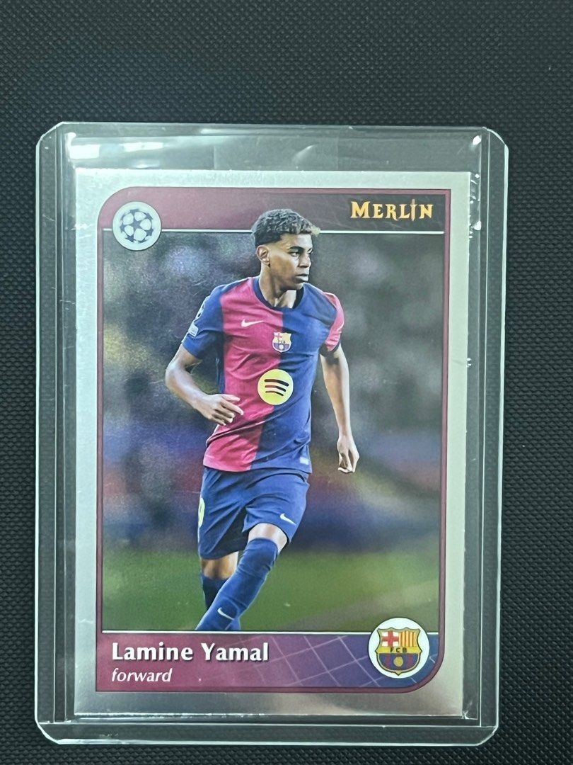 Merlin Topps UCC 24/25 Lamine Yamal, Hobbies & Toys, Toys & Games on ...
