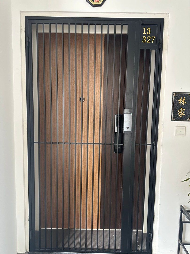 Metal Gate + Door And Gate Digital Lock, Furniture & Home Living ...