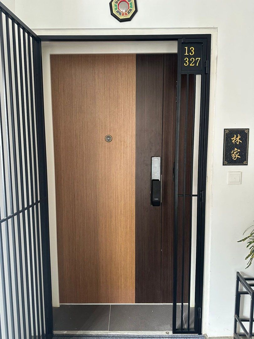 Metal Gate + Door And Gate Digital Lock, Furniture & Home Living ...