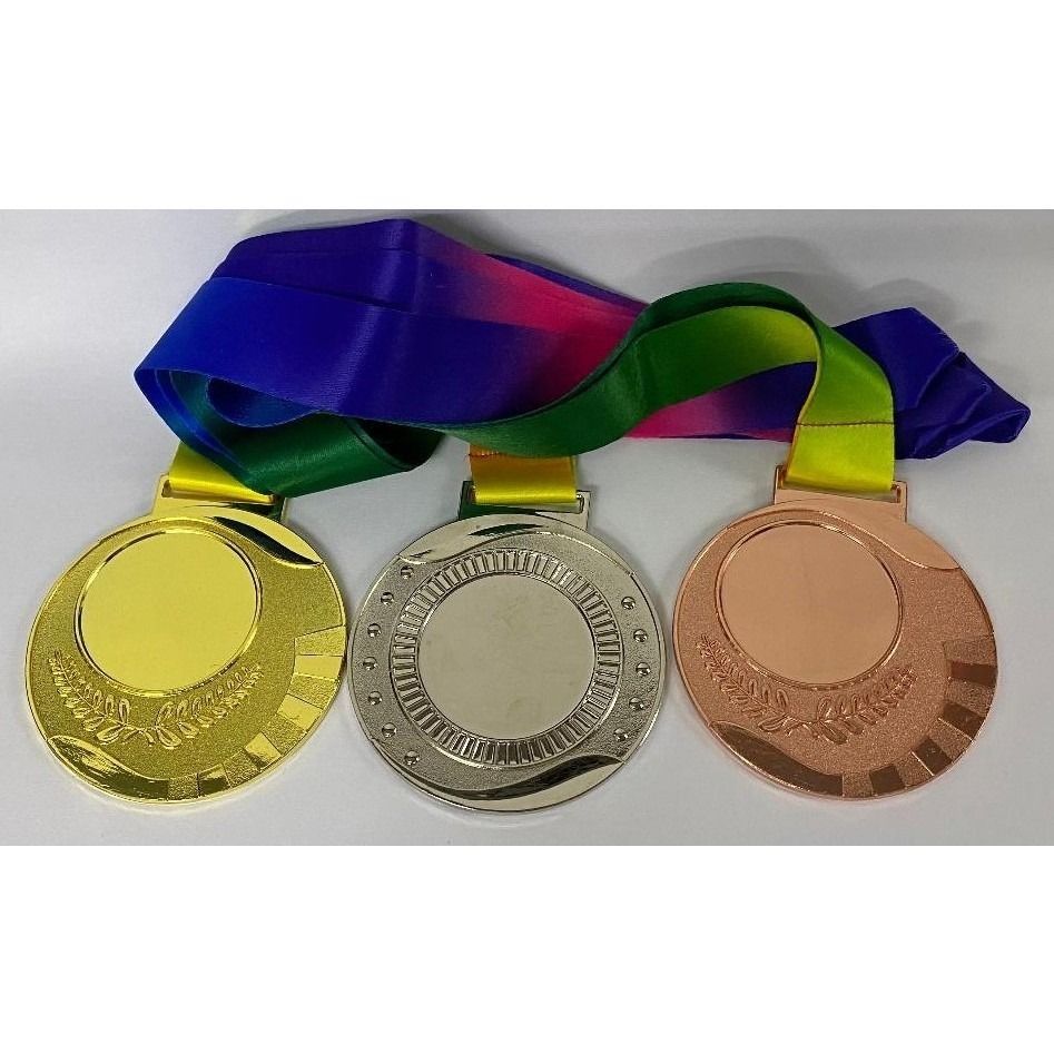 Metal Medals - Custom Text and Logo Medals with Ribbon - Gold/Silver ...