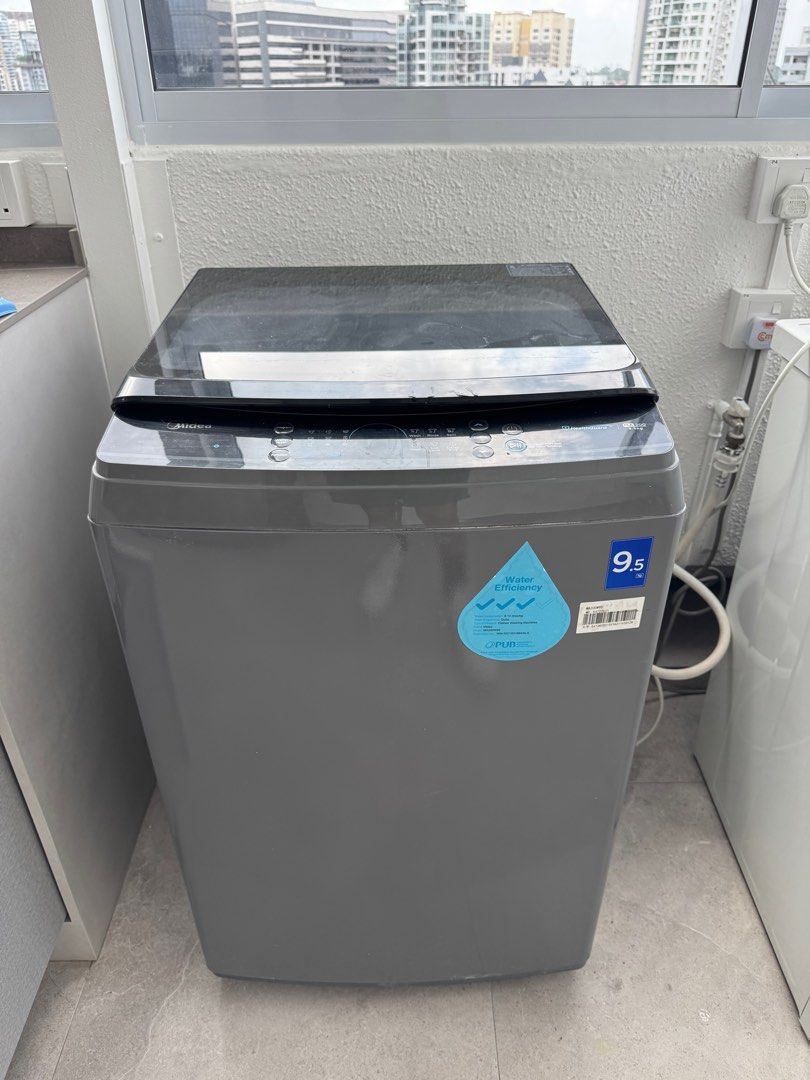 Midea 9.5kg Top Load Washing Machine, TV & Home Appliances, Washing ...