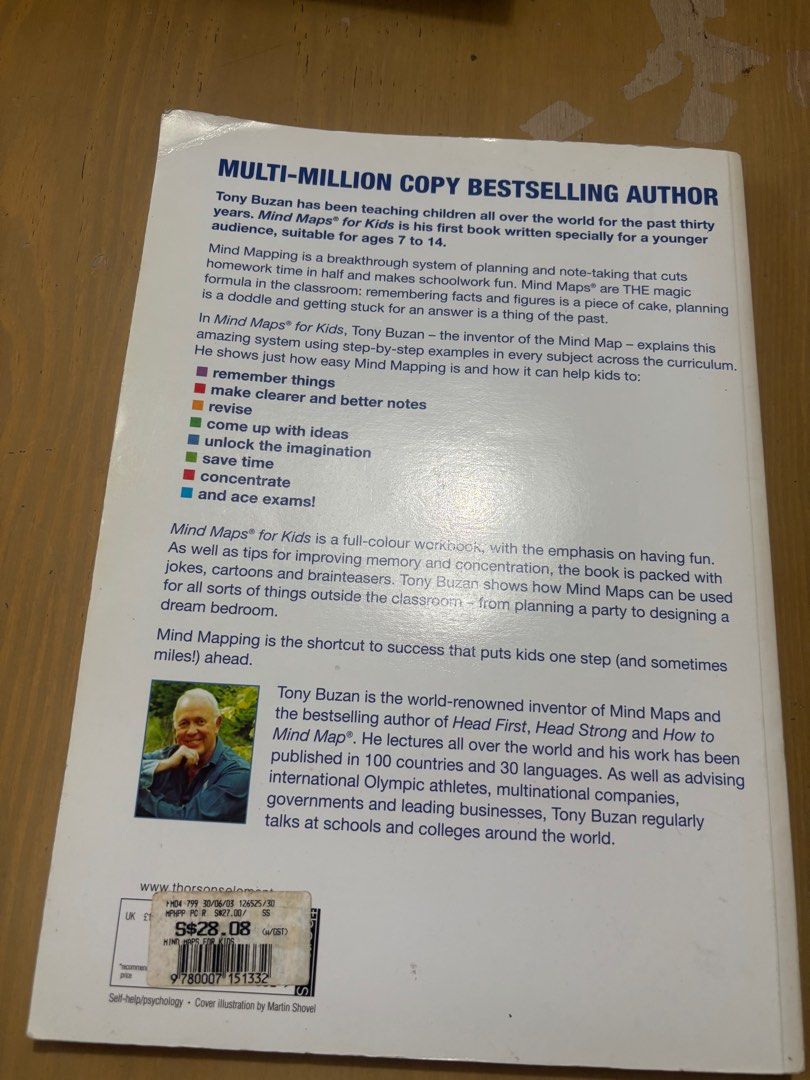 Mind Maps for Kids by Tony Buzan, Hobbies & Toys, Toys & Games on Carousell