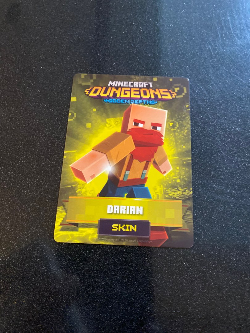 Minecraft Dungeons Arcade Darian, Hobbies & Toys, Toys & Games on Carousell