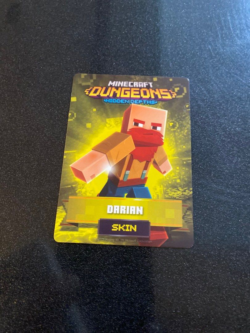 Minecraft Dungeons Arcade Darian, Hobbies & Toys, Toys & Games on Carousell