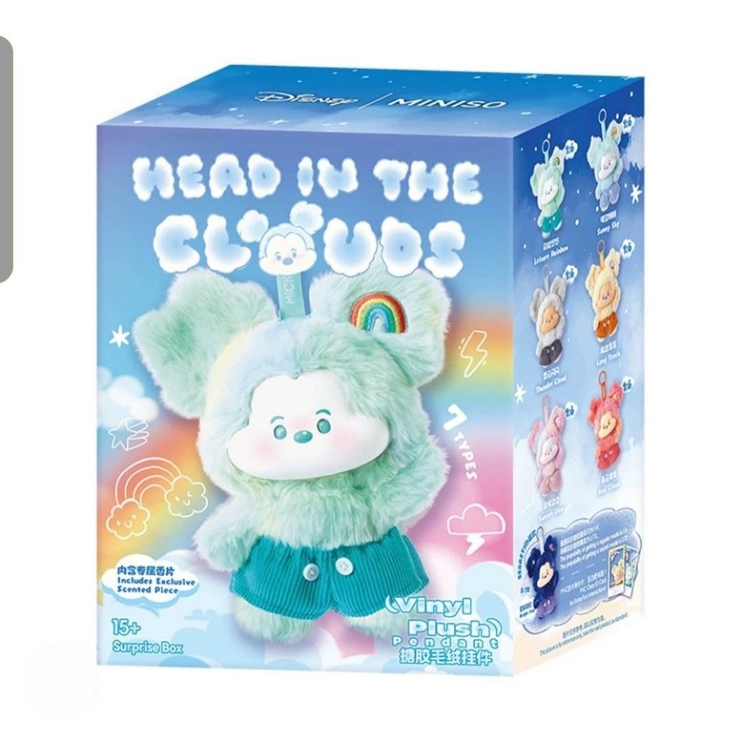 MINISO Disney Head in the Clouds Plush Toy, Hobbies & Toys, Toys ...
