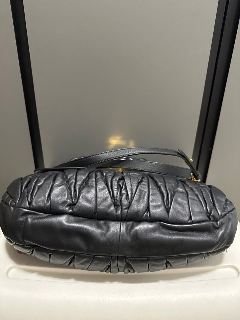 Miu Miu Madras Leather Shoulder Bag, Luxury, Bags & Wallets on Carousell