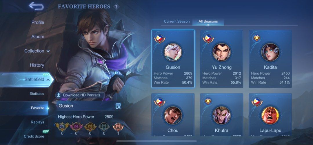 Mlbb acccount, Video Gaming, Video Games, Others on Carousell