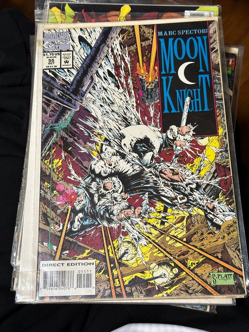 Moon Knight #55 Comic Book s.platt, Hobbies & Toys, Books & Magazines ...