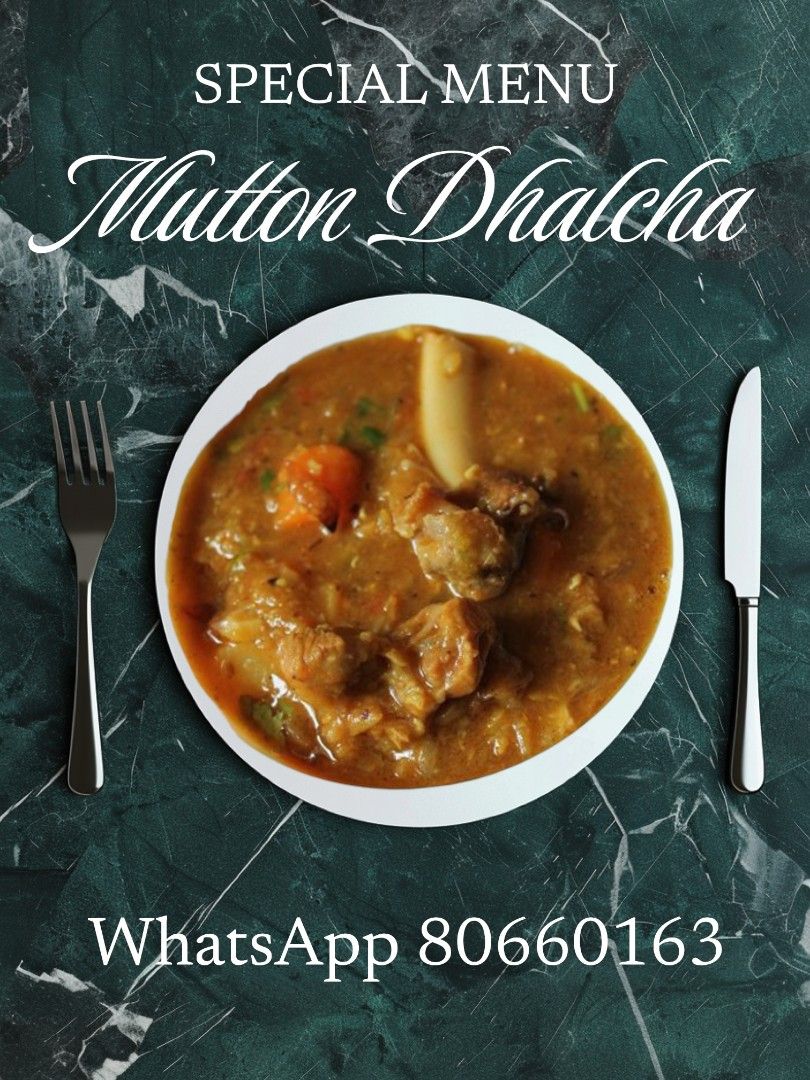 Mutton Dhalcha with Rice (Lentil-based Stew with Rice), Food & Drinks ...