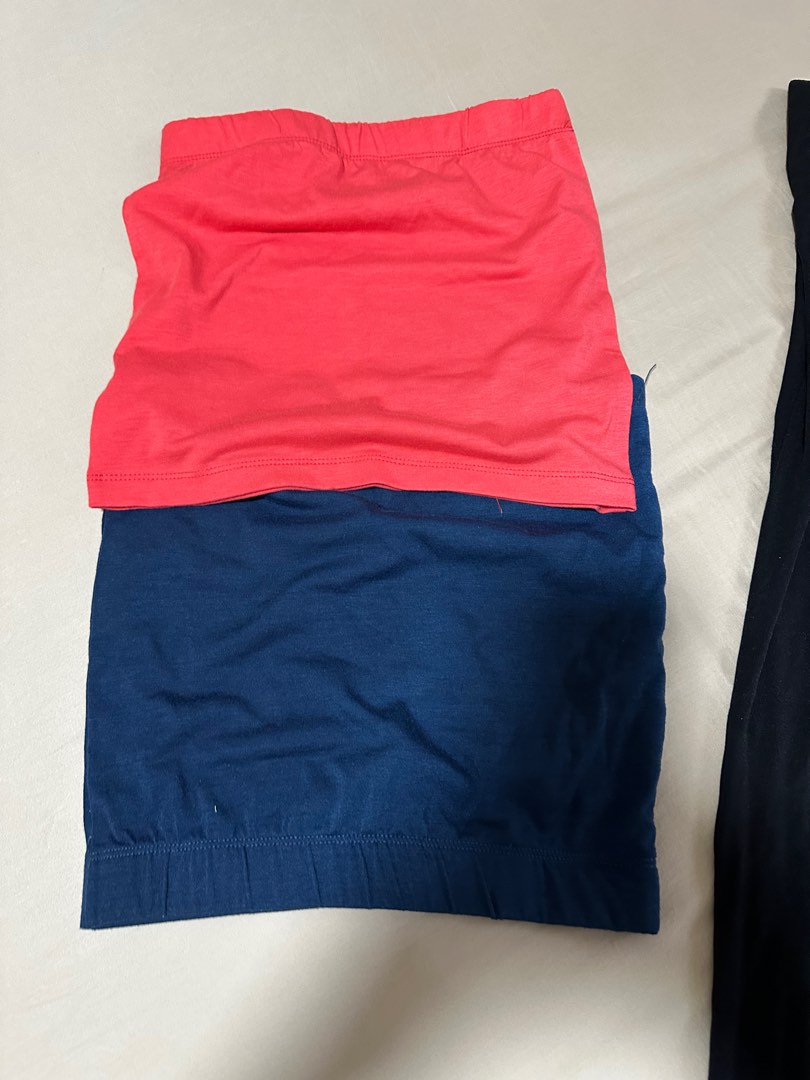 Navy and Coral Tube Tops, Women's Fashion, Activewear on Carousell