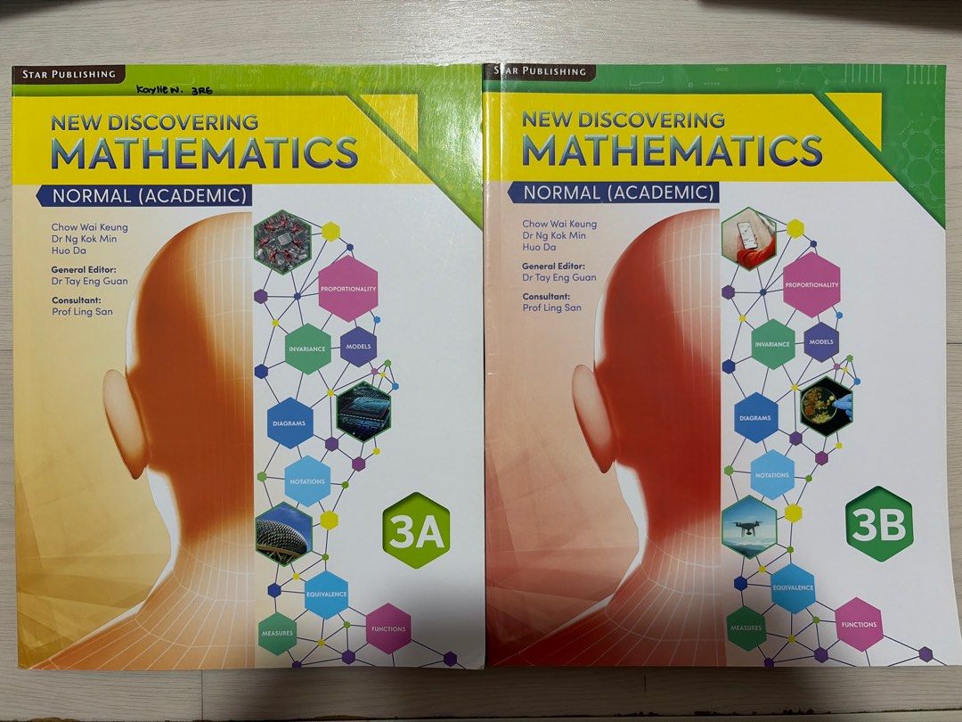 New Discovering Mathematics 3A & 3B, Hobbies & Toys, Books & Magazines ...