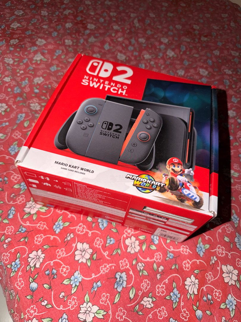 Nintendo Switch 2 - Mario Kart Bundle, Video Gaming, Video Games ...