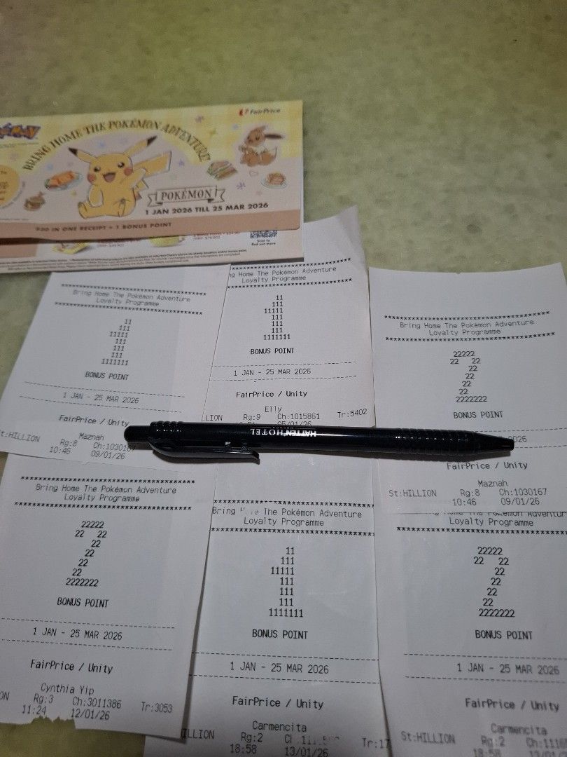 NTUC Bonus Points pokemon adventure loyalty programme, Tickets ...