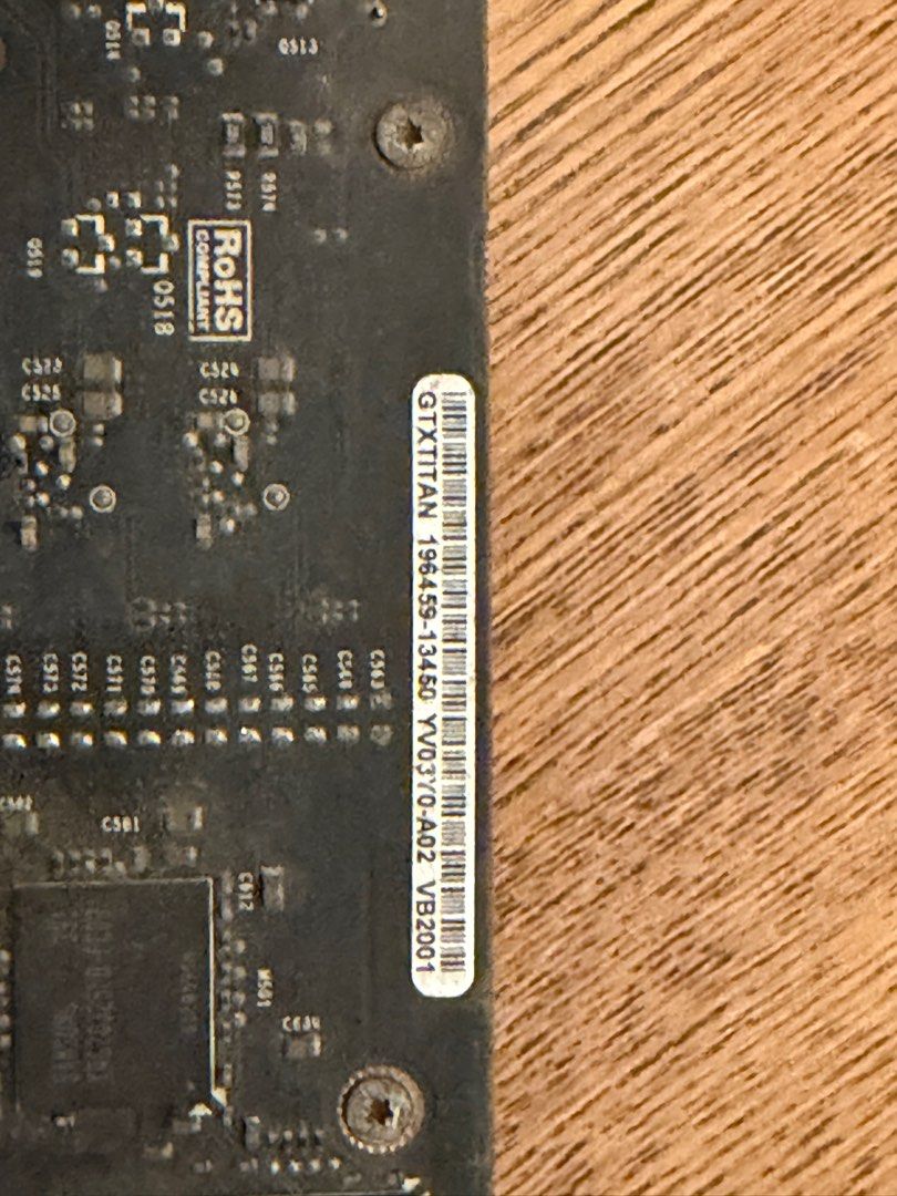 Nvidia GeForce GTX Titan 6GB Graphics Card, Computers & Tech, Parts ...