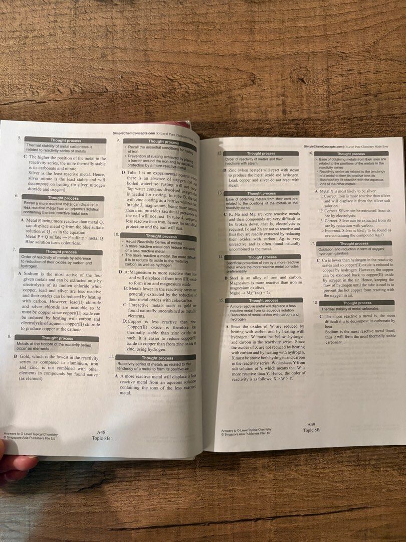 O level Chem TYS, Hobbies & Toys, Books & Magazines, Assessment Books ...