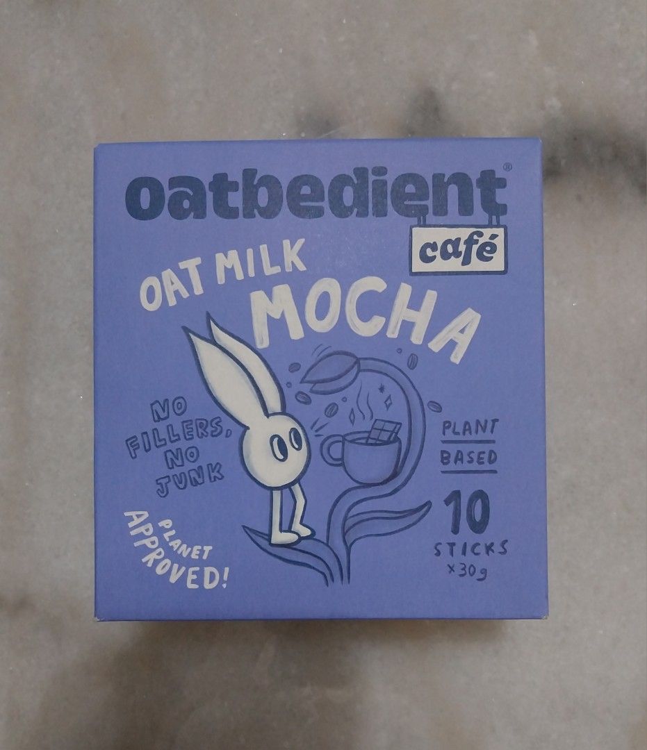 Oatbedient Cafe Oat Milk Matcha Espresso & Mocha, Food & Drinks ...