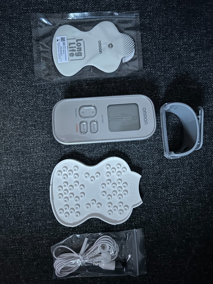 Omron Electronic Nerve Stimulator HV-F021, Health & Nutrition, Massage ...