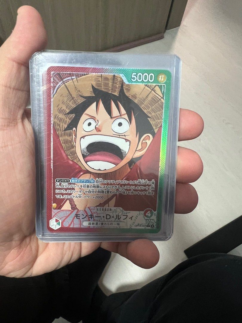 One Piece Card Game - Monkey D. Luffy, Hobbies & Toys, Toys & Games on ...