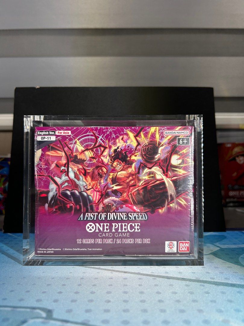 One Piece Card Game - OP-11 A Fist of Divine Speed English Boosted Box ...