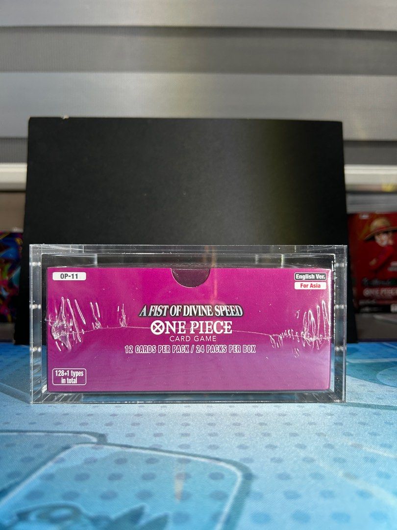 One Piece Card Game - OP-11 A Fist of Divine Speed English Boosted Box ...