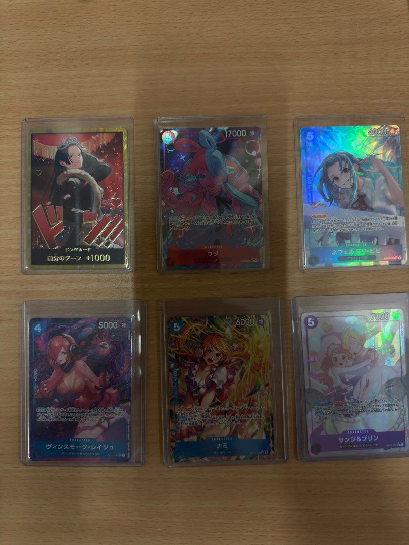 One Piece Card Game - Various Cards, Hobbies & Toys, Toys & Games on ...