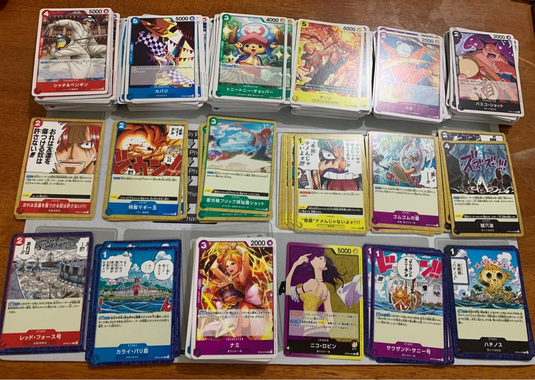 One Piece Card Game Cards - Assorted Characters, Hobbies & Toys, Toys ...