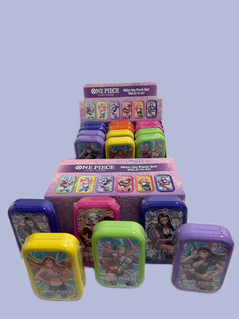 One Piece Card Game Mini-Tin Pack Set Vol.2, Hobbies & Toys, Toys ...
